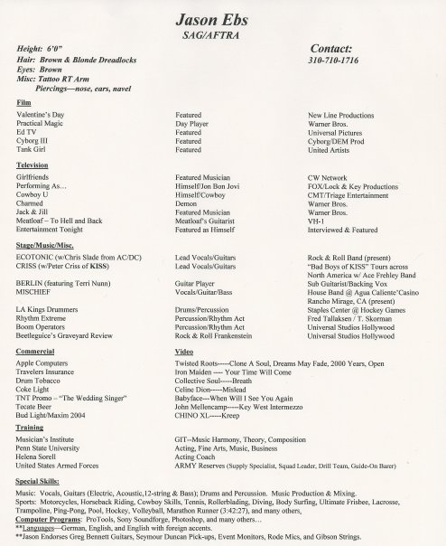 Ebs Acting | Jason Ebs